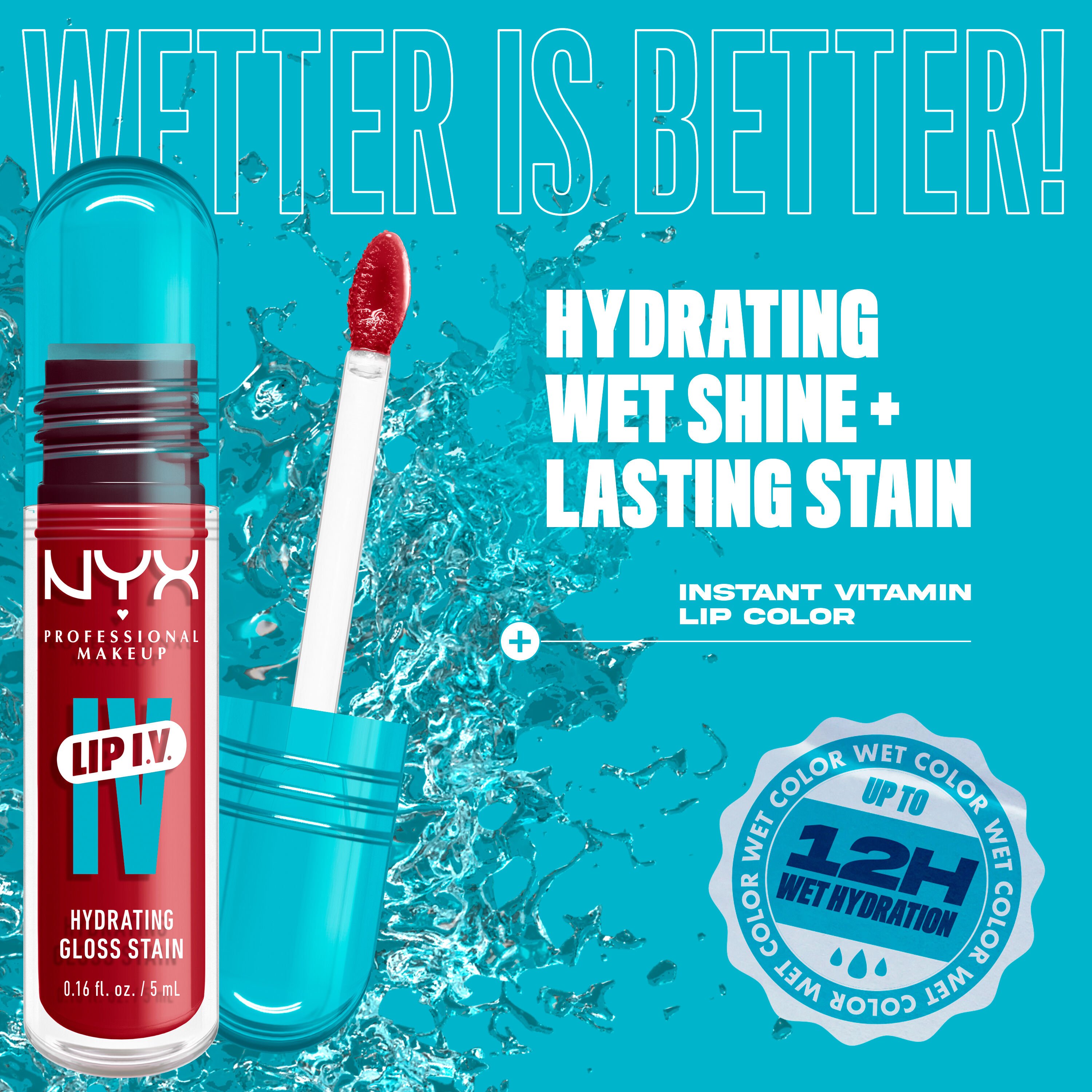 Lip I.V. Hydrating Lip Gloss Stain | NYX Professional Makeup